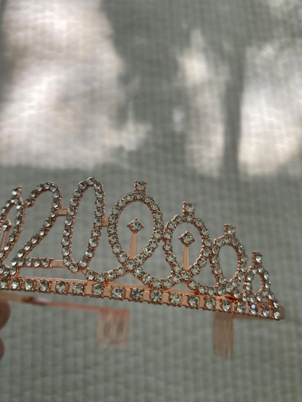 Accessories | Rose Gold Pink Rhinestone 2 Birthday Crown | Poshmark